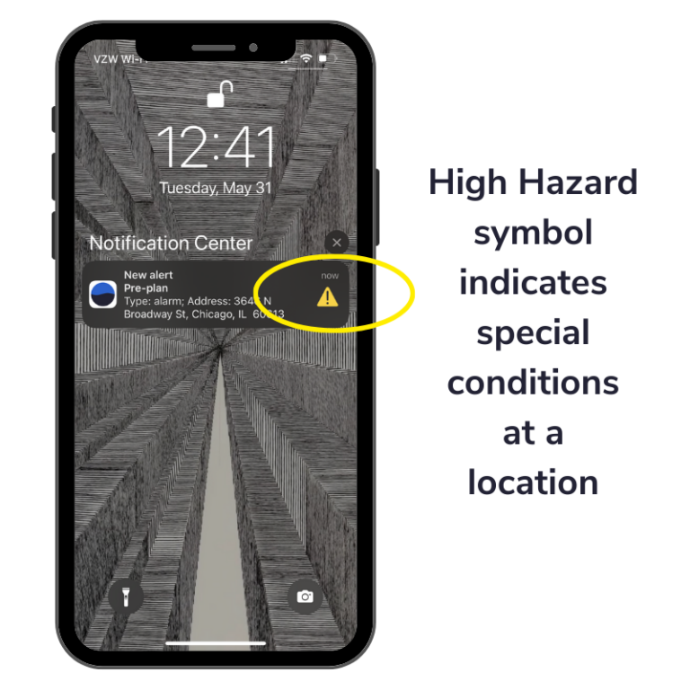 High Hazard Dispatch Notifications for Dangerous Buildings - FlowMSP